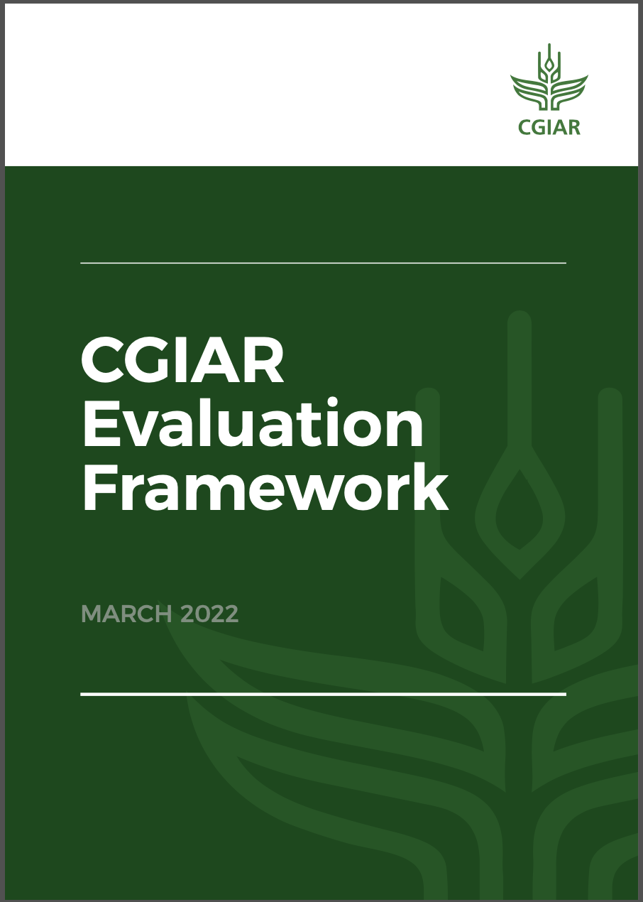 Cgiar Evaluation Framework Iaes Cgiar Independent Advisory And Evaluation Services